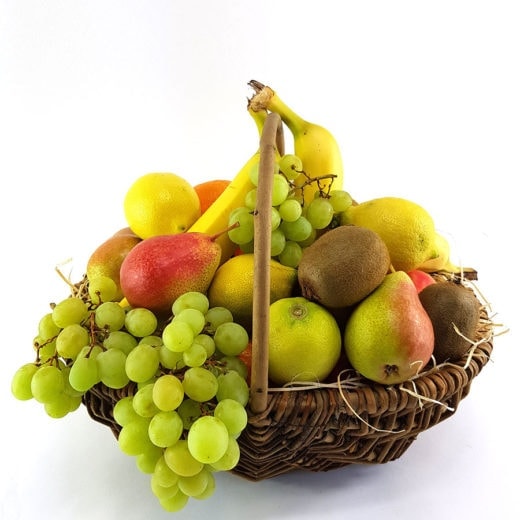 Obstkorb - ein Korb voll Vitamine - Blumen flowerpower Graz